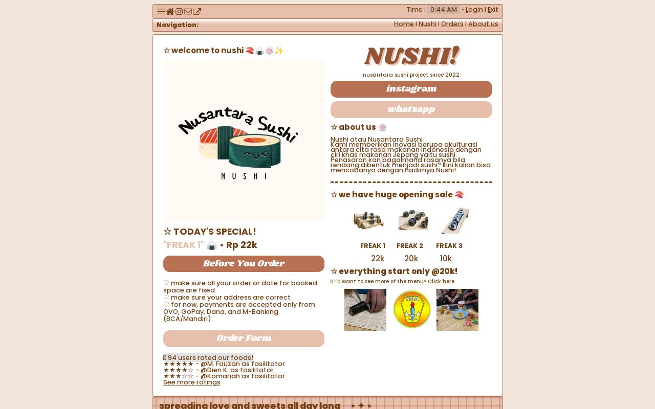 NUSHI